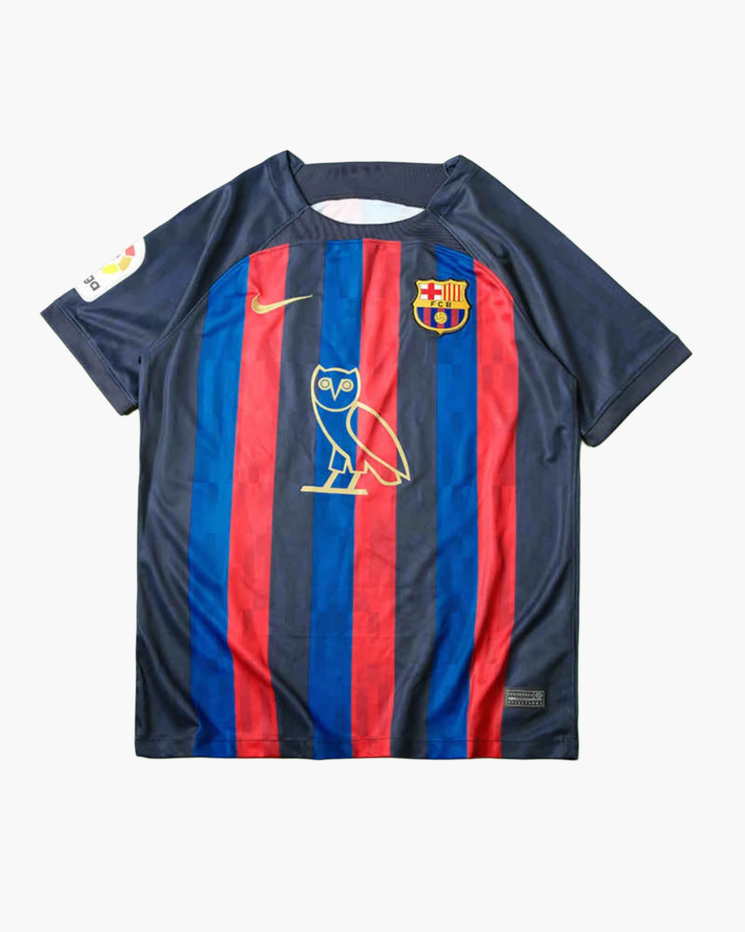 Barcelona Drake Premium Football Kit | Free Customization – Footxo